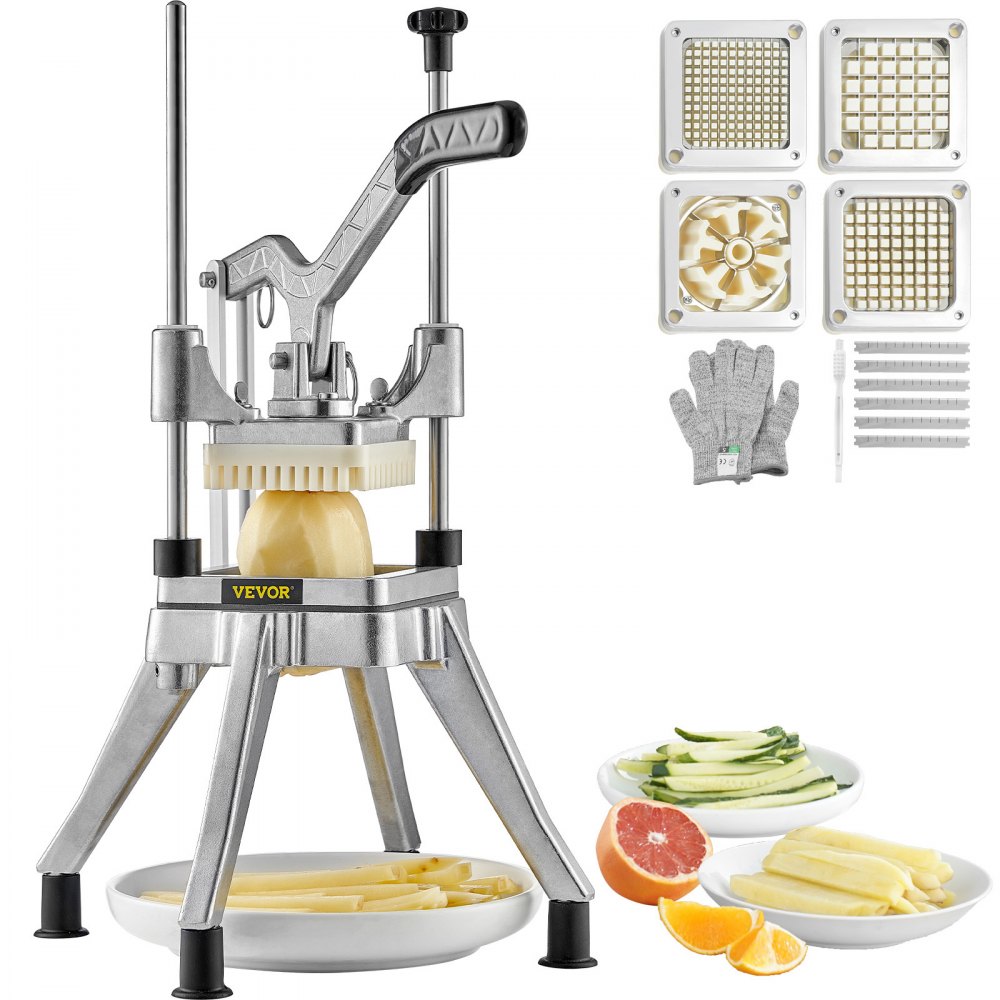 VEVOR Commercial Chopper Commercial Vegetable Chopper with 4 Blades ...
