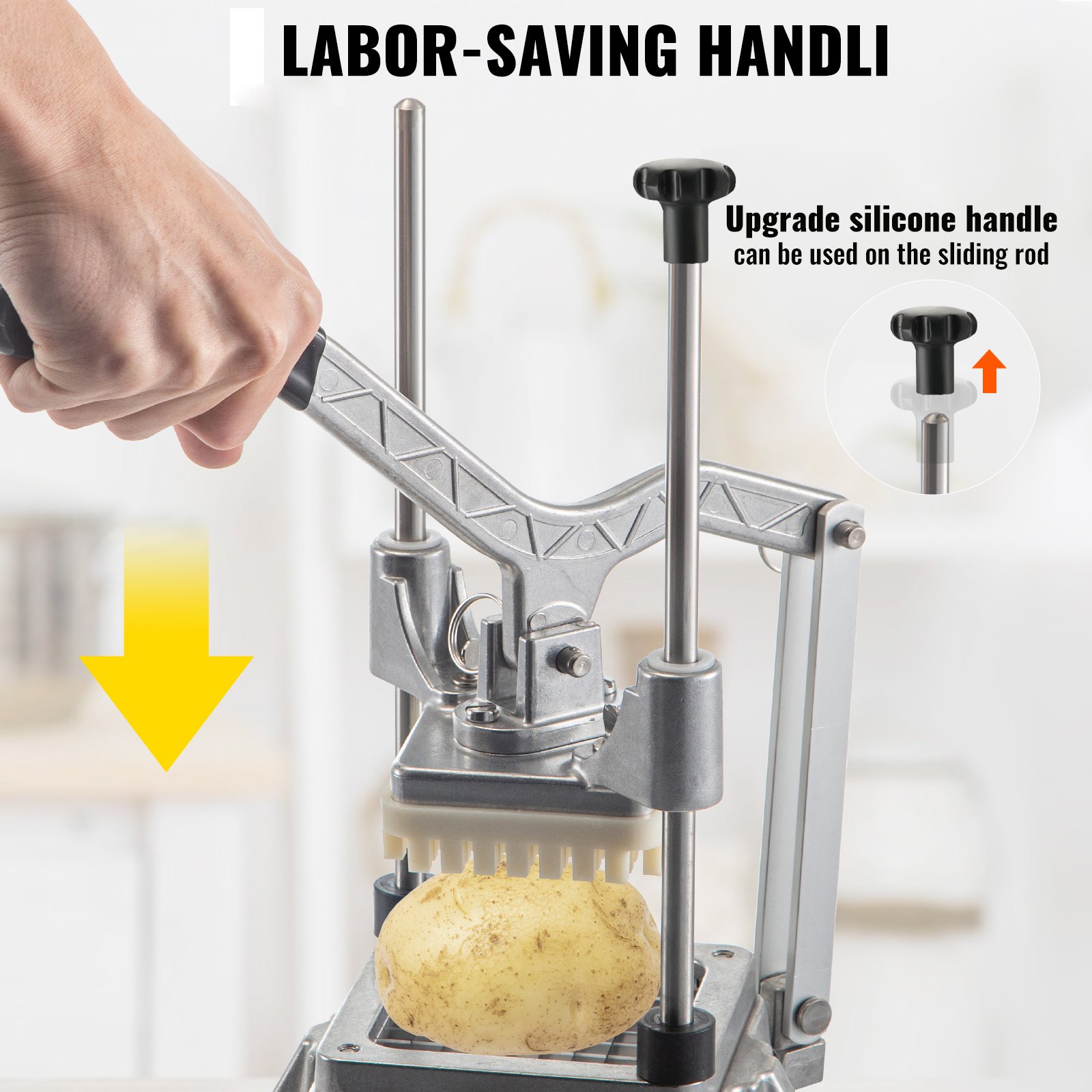 VEVOR Commercial Chopper Commercial Vegetable Chopper with 4 Blades ...