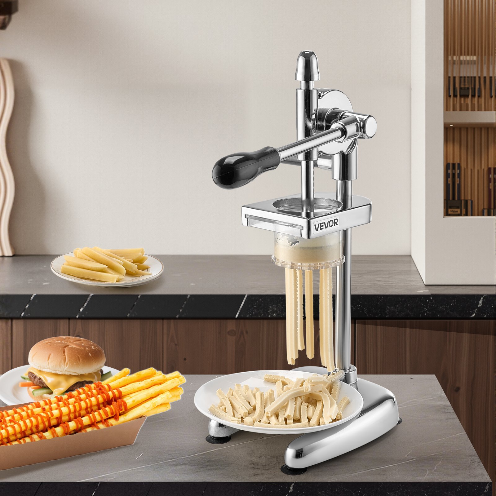 VEVOR Potato Fries Cutter Commercial – Stainless Steel