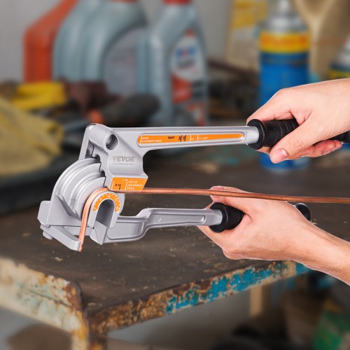 VEVOR Pipe Tube Bender, 1/4", 3/8", 1/2" OD, 3 in 1 Manual Level Tube ...