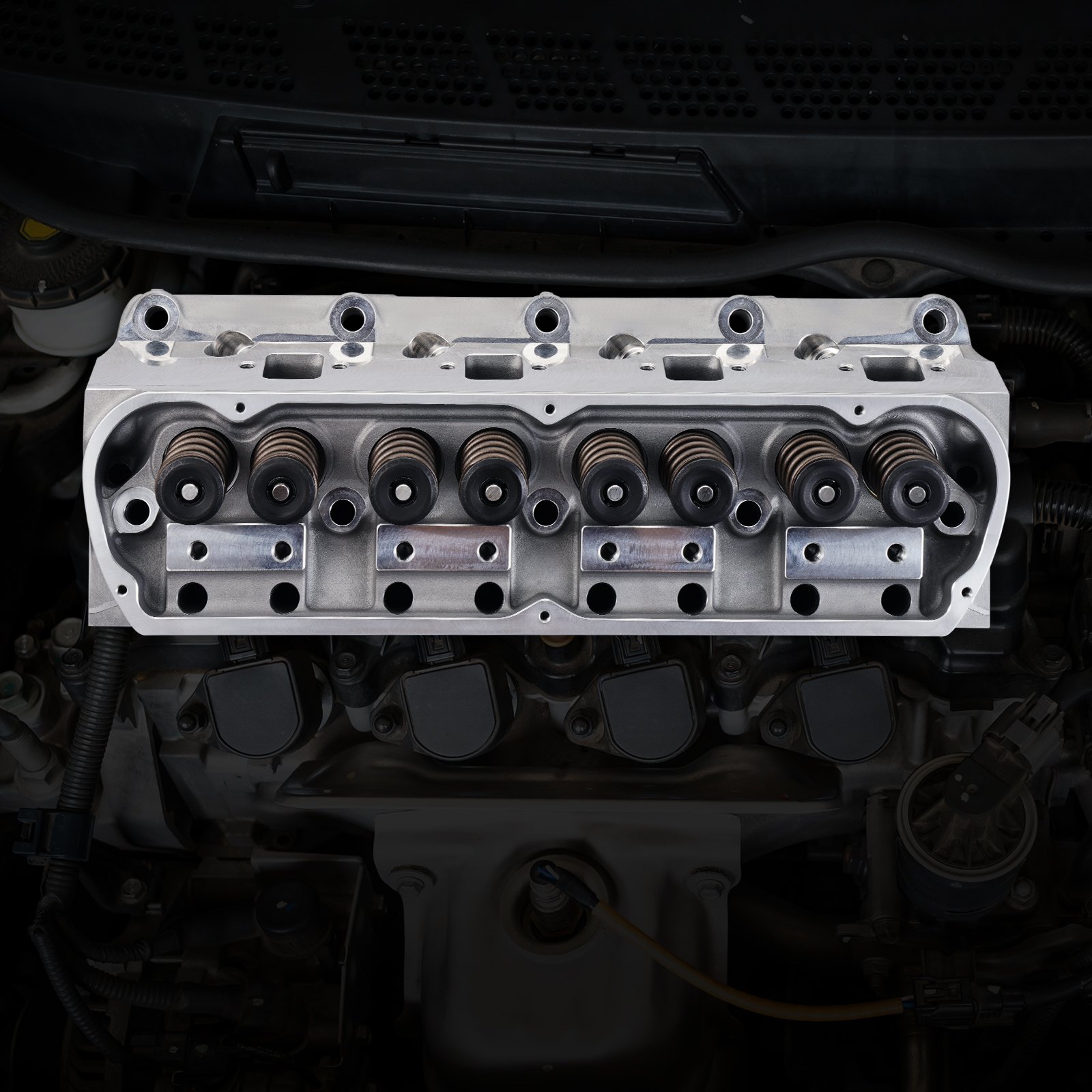 VEVOR Engine Cylinder Head Assembly Replacement, Aluminum Engine Cylinder Head, Compatible with ...