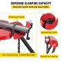 6" Tripod Pipe Chain Vise Stand w/ Steel Legs & Rubber Mounts bib ...