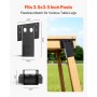 Compound Angle Platform Brackets Fit 3.5x3.5 In / 88.9x88.9 mm Lumber 4 ...