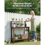 VEVOR Potting Bench Table, Outdoor Gardening Workstation with 36 x 20 ...