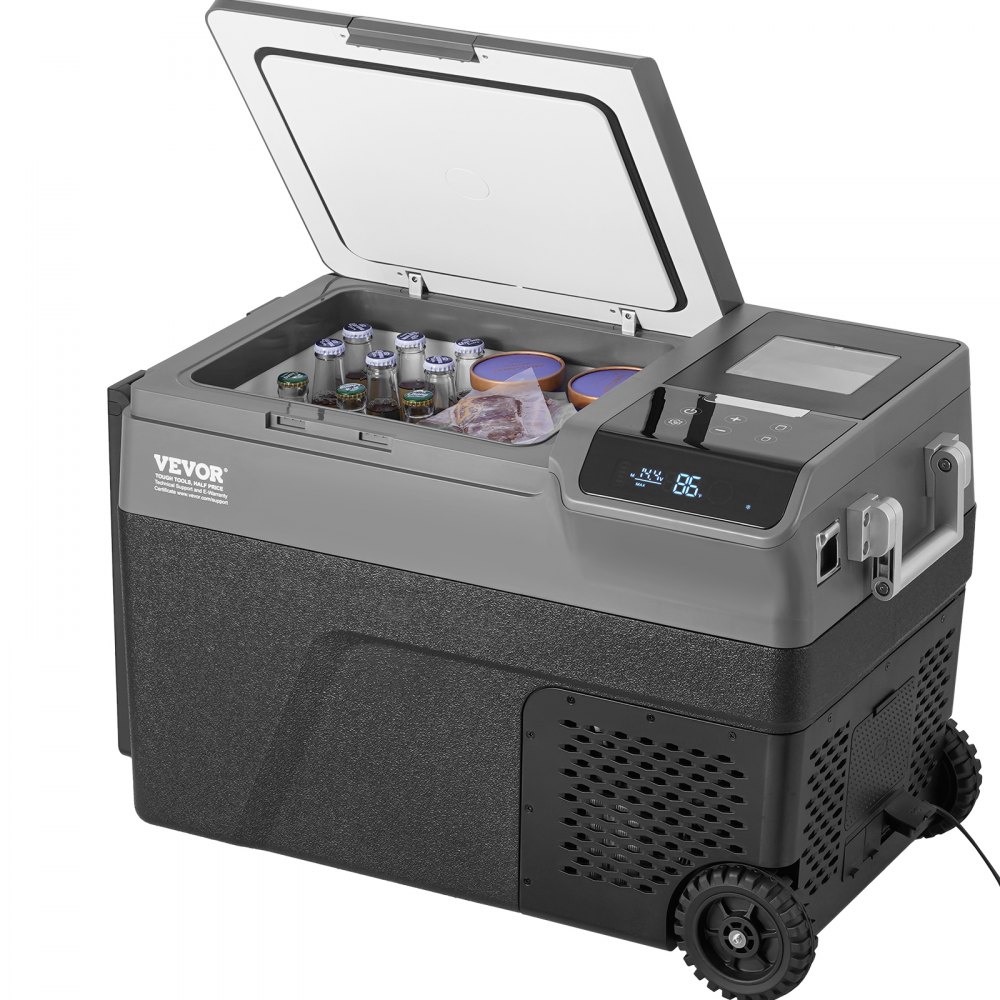 VEVOR Portable Car Refrigerator Freezer w/ Ice Making Function 37QT ...