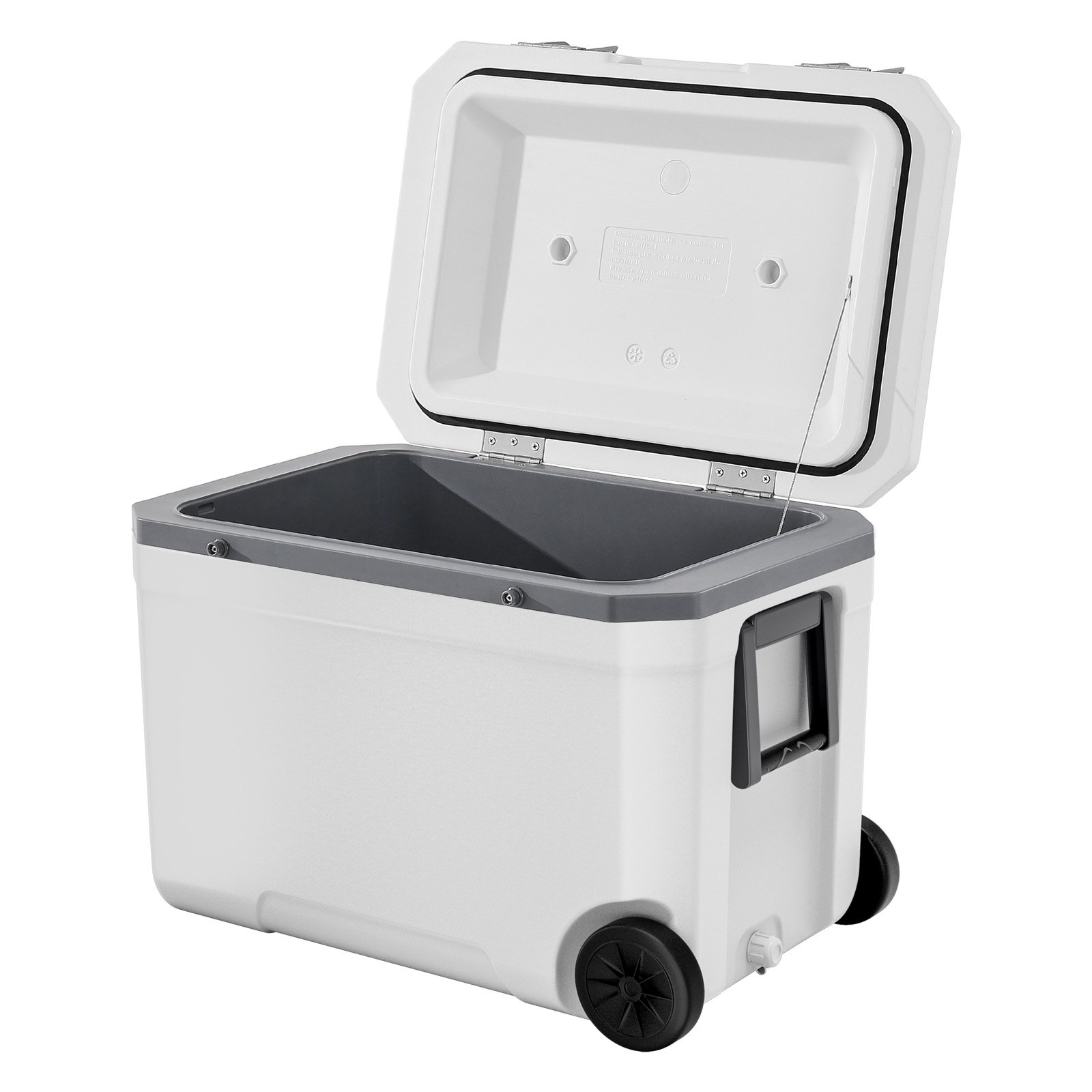 VEVOR 45 QT Cooler With Wheels – Holds 64 Cans, 60 Hr Ice