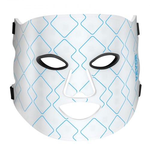 VEVOR Red Light Therapy Mask 7-Color LED Face Mask Light Therapy with ...
