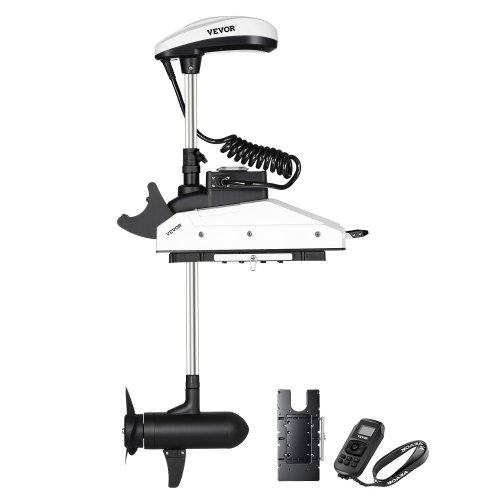 55lb 12V Thrust Electric Trolling Motor Saltwater Trolling Boat Engine ...