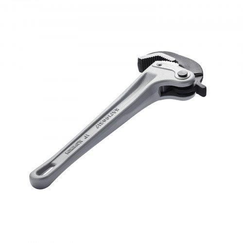 VEVOR Pipe Wrench, 14" Aluminum Straight Pipe Wrench, Automatic Jaw ...