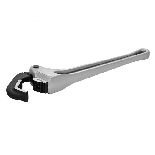 VEVOR Aluminum Straight Pipe Wrench 18 in Automatic Jaw Adjustment ...