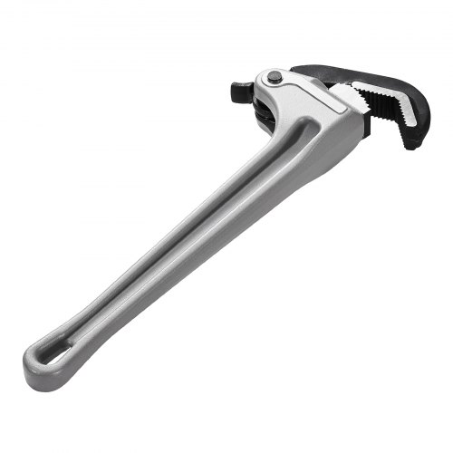 VEVOR Aluminum Straight Pipe Wrench 18 in Automatic Jaw Adjustment ...