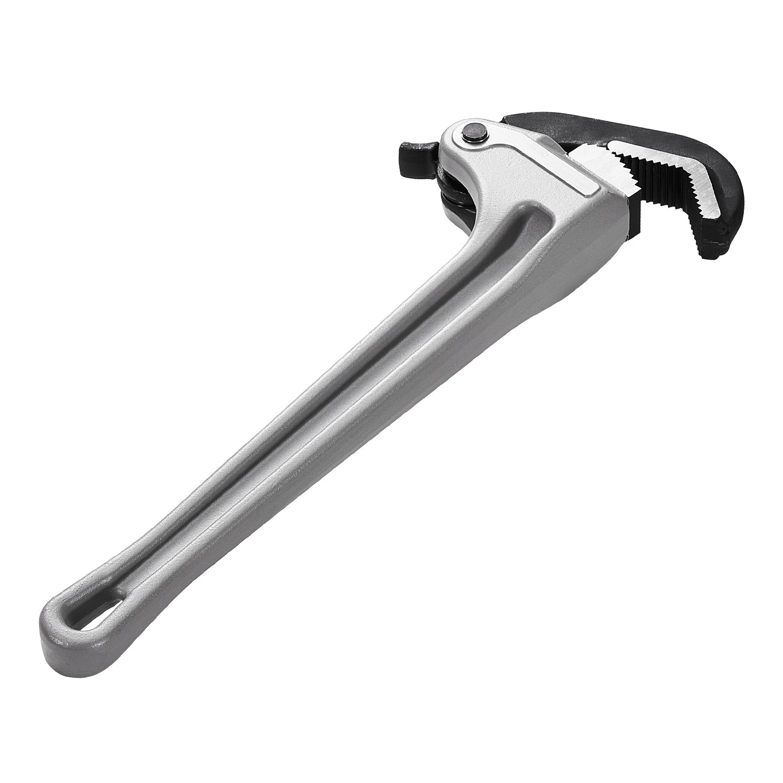 VEVOR Aluminum Straight Pipe Wrench 18 in Automatic Jaw Adjustment ...