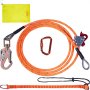 VEVOR Steel Core flipline, 1/2" x 12' Arborist Flipline, Flip Line for ...