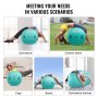 VEVOR Air Mat Tumble Track Air Spot, Round Inflatable Air Roller, Air ...