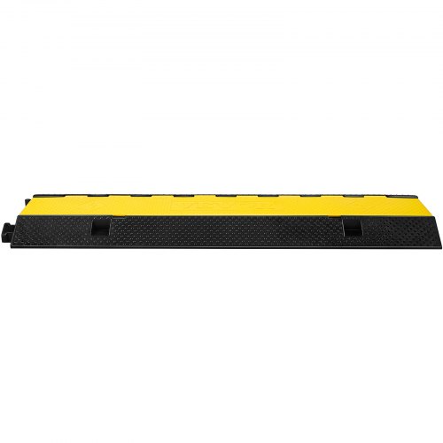 VEVOR 1 Pack of 3-Channel Rubber Cable Protector Ramps Heavy Duty ...