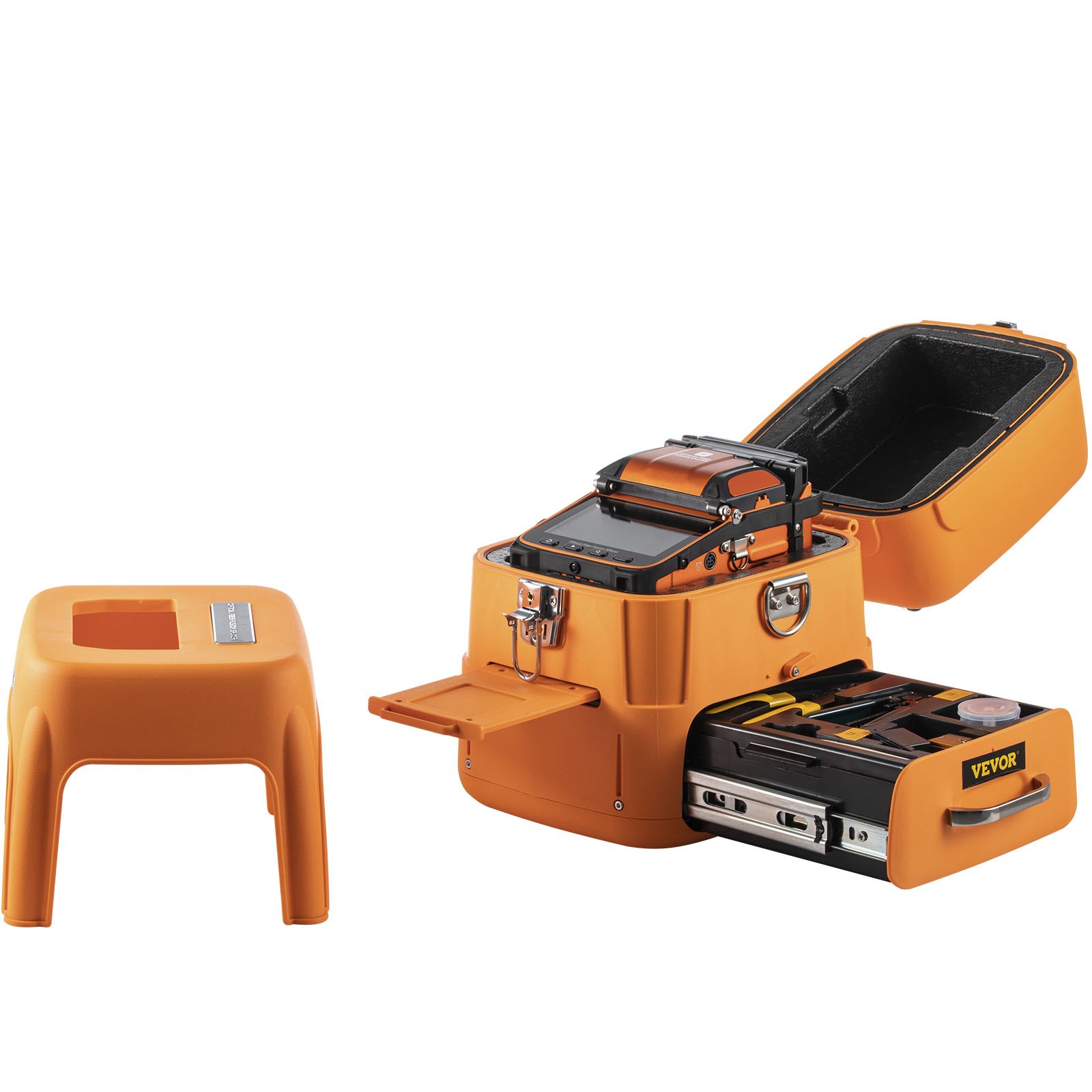 VEVOR AI-9 Fiber Fusion Splicer with 5 Seconds Splicing Time Melting 15 ...
