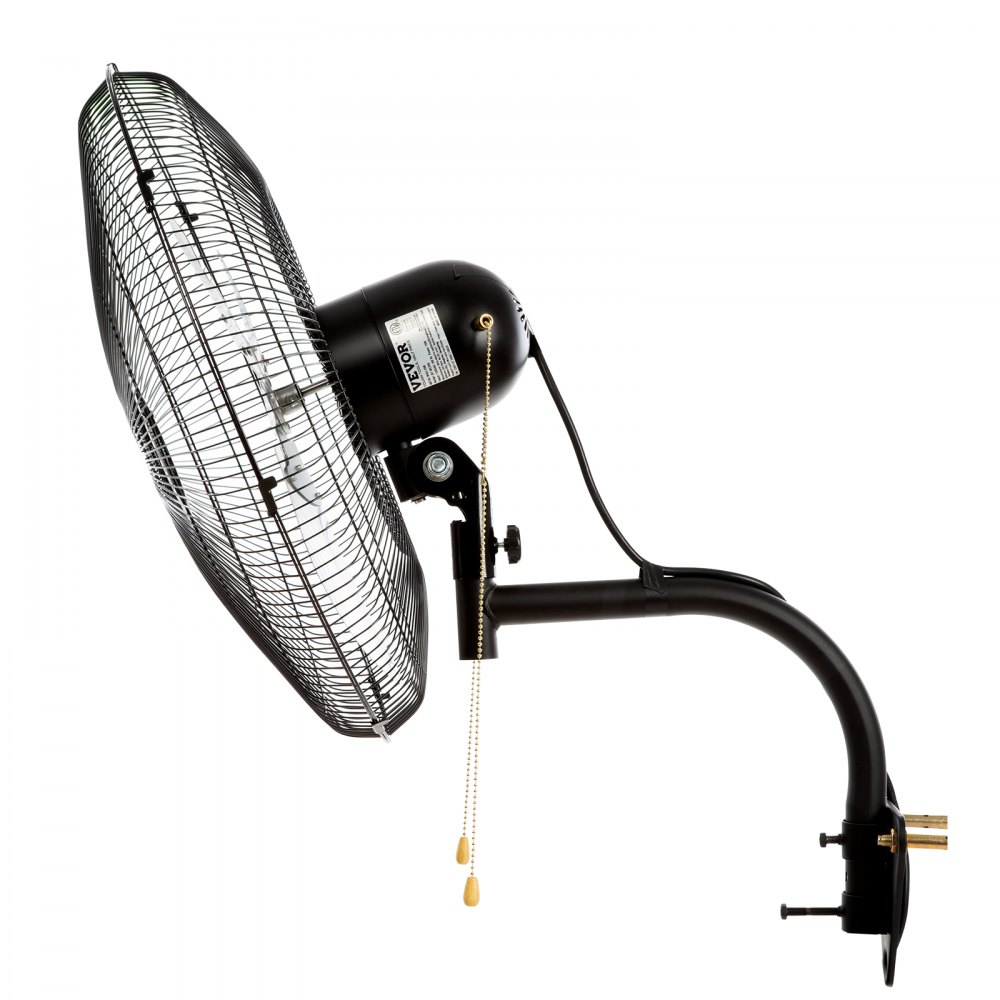 VEVOR Wall Mount Fan, 2 PCS 20 inch Oscillating, 3-speed High Velocity ...