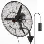VEVOR Wall Mount Fan, 20 Inch, 3-speed High Velocity Max. 4650 CFM ...