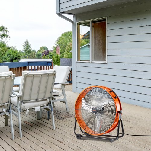 Drum Fan 24 Inch High Velocity Industrial Use 3-Speed 8600CFM for ...