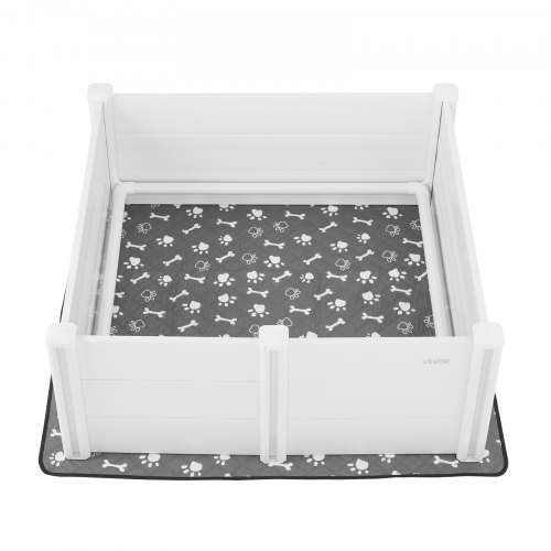 Dog Whelping Box 48 x 48 x 18.1 inch with Height Adjustable Door for ...