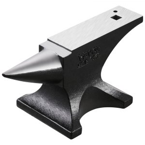 VEVOR Single Horn Anvil, 55lbs Cast Steel Anvil, High Hardness Rugged ...