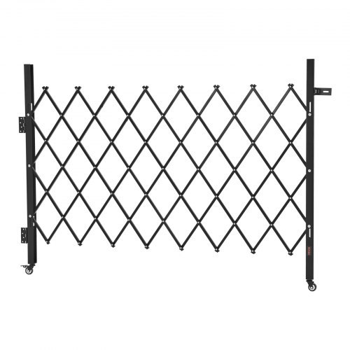VEVOR Single Folding Security Gate, Lockable Scissor Gate with 360 ...