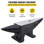 VEVOR Cast Steel Anvil, 110 Lbs(50kg) Single Horn Anvil with Large ...