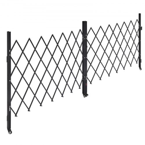 Double Folding Security Gate Lockable Scissor Gate 129.92 x 63.19 in ...