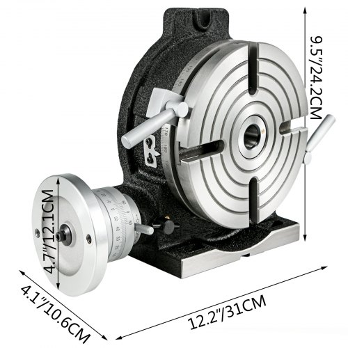 VEVOR Rotary Table 8 Inch Horizontal Vertical HV8 Precision 3MT Milling ...