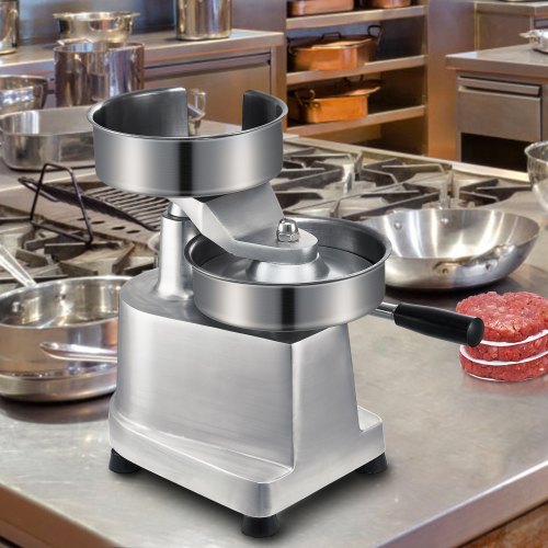 VEVOR Commercial Burger Patty Maker, 150mm/6inch Hamburger Beef Patty ...
