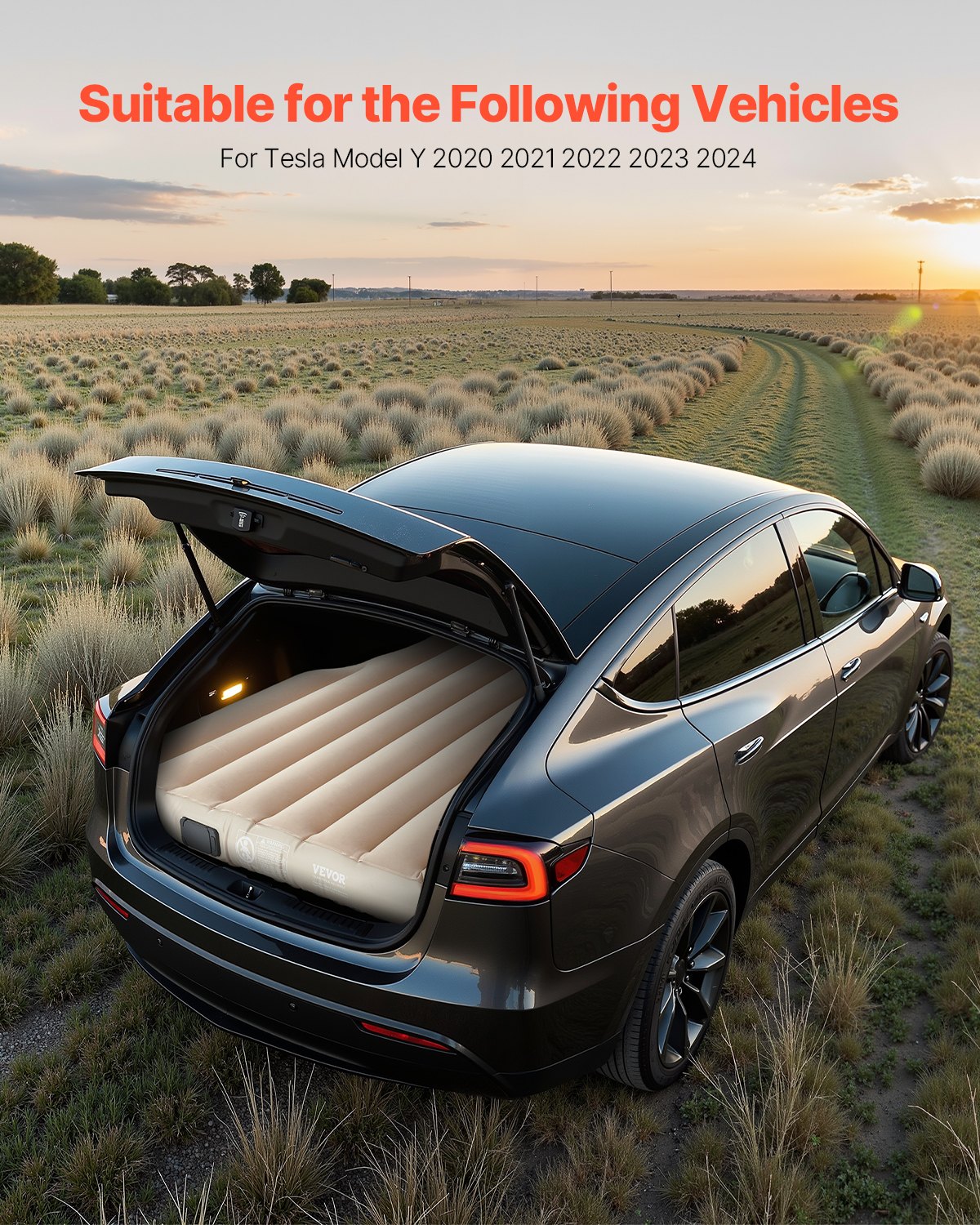 VEVOR Car Air Bed Inflatable Mattress – 2020-2024, 660 LBS
