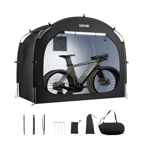 VEVOR Outdoor Bike Storage Tent Spacious Waterproof Bike Tent for 4 to ...