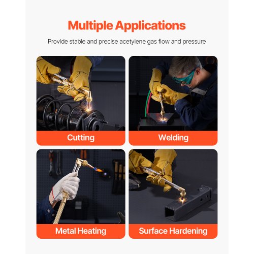 Oxygen Acetylene Torch Kit 14PCS Gas Welding Cutting Set & Portable ...
