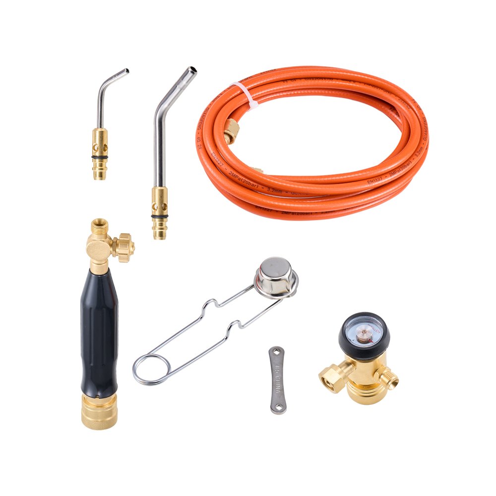 Air Acetylene Torch Kit Gas Torch and Welding Kit W/ Hose Regulator ...
