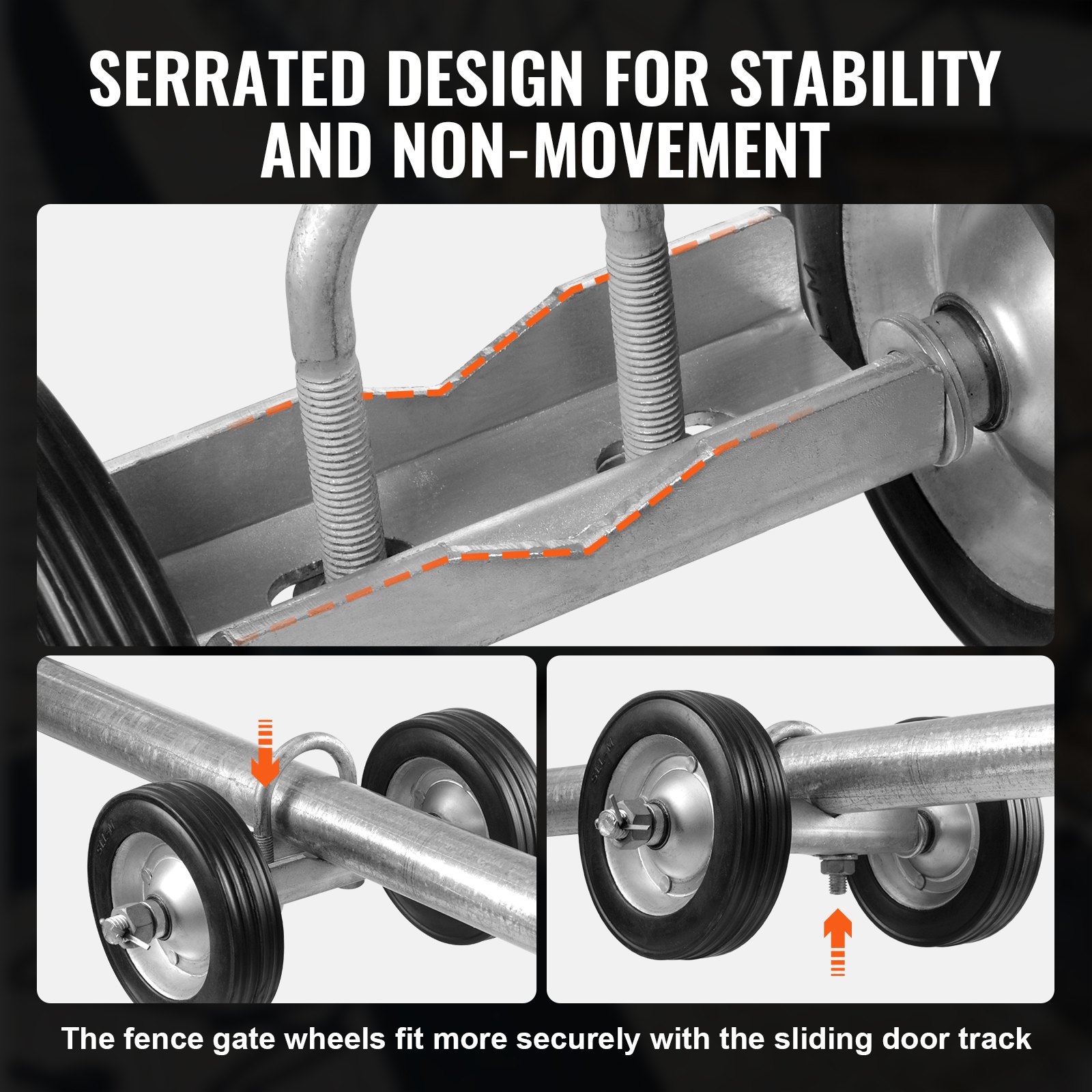 VEVOR Rolling Door Hardware Kit — 600 Lbs Load Support