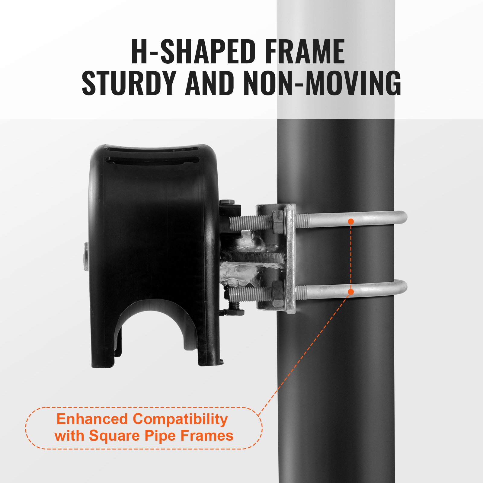 VEVOR Sliding Gate Kit, Rolling Gate Hardware Kit w/ U-Shaped Wheel ...