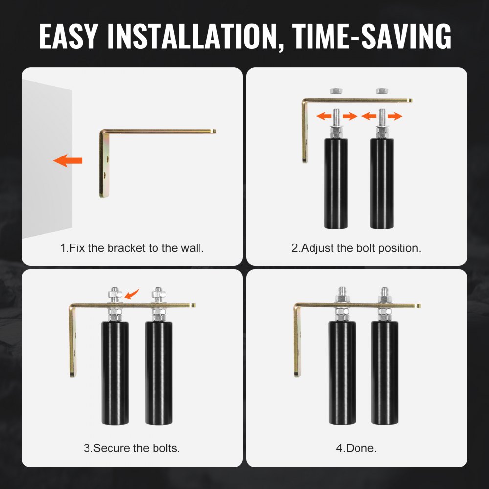 Sliding Gate Kit 6” Rolling Hardware with L-Bracket | VEVOR US