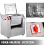 VEVOR Commercial Dough Mixer, 25 KG Kneading Capacity, Flour Mixer Commercial, 2200-Watt, Dough ...