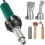 VEVOR Roofing Welder PVC Welding Gun 5 pcs 1600W 120V Hot Air Welding ...