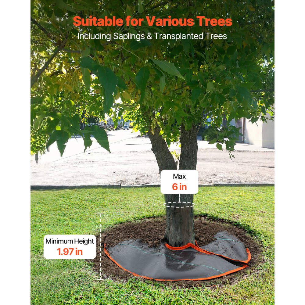 VEVOR Water Rings for Trees – 4-Pack 10-Gal Tree Bags