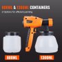 VEVOR Paint Sprayer, 1300W Electric Spray Paint Gun with Air Hose ...
