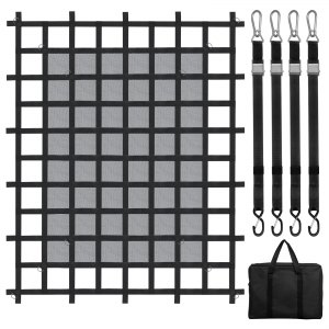VEVOR Cargo Net Heavy Duty Cargo Net 72" x 57" Adjustable Buckles & S ...