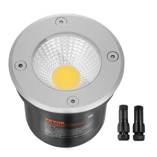 VEVOR Low Voltage Landscape Lights, LED Well Lights, 6W 12V-24V In ...