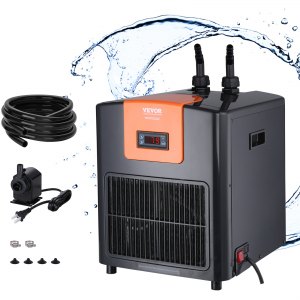 Bottom Load Water Cooler Pond Chiller 60L Aquarium Chiller 15 Gallon ...