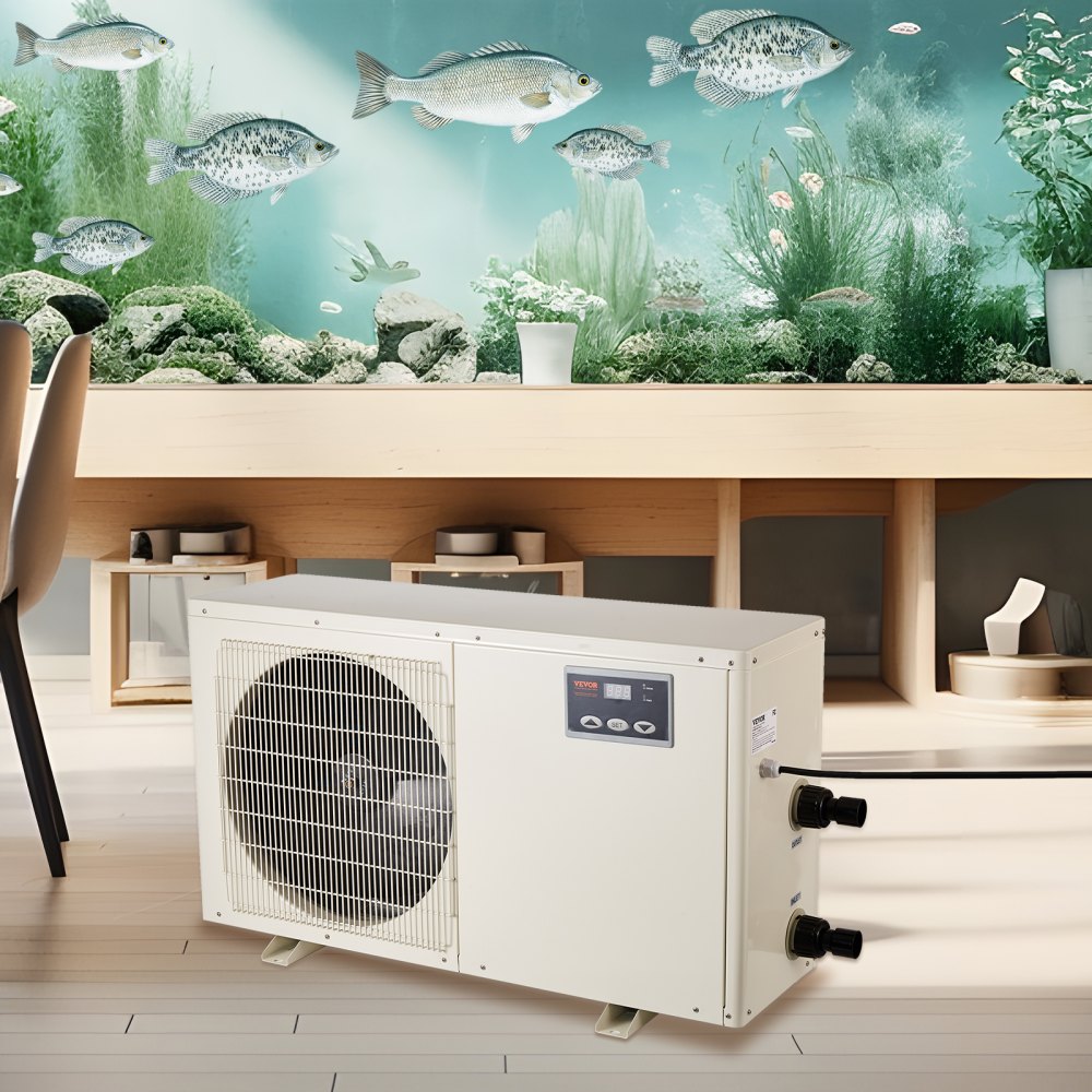 VEVOR Aquarium Chiller, 500 Gal 1892 L, 1.5 HP Hydroponic Water Chiller ...