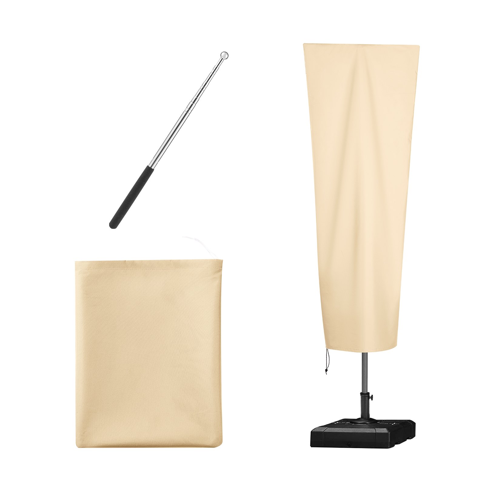 Patio Umbrella Cover for 7ft to 13ft Cantilever Umbrellas, Water ...