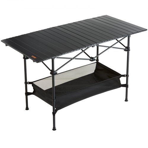 VEVOR Folding Camping Table, Outdoor Portable Side Tables, Lightweight ...