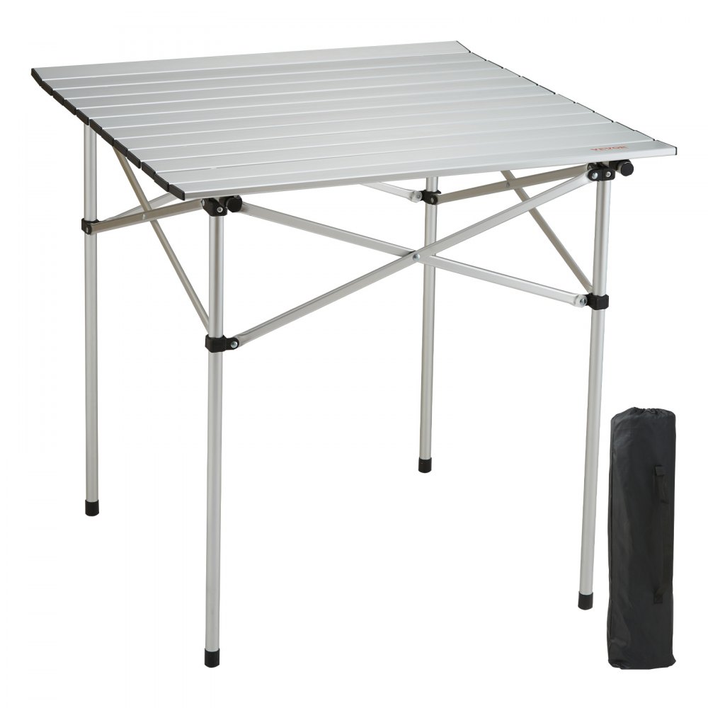VEVOR Folding Camping Table, Outdoor Portable Side Tables, Lightweight ...