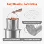 80 Qt Seafood Boiling Kit with Strainer Outdoor Crab Crawfish Cooking ...