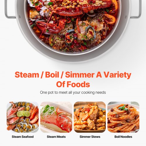 100 Qt Seafood Boiling Kit with Strainer Outdoor Crab Crawfish Cooking ...